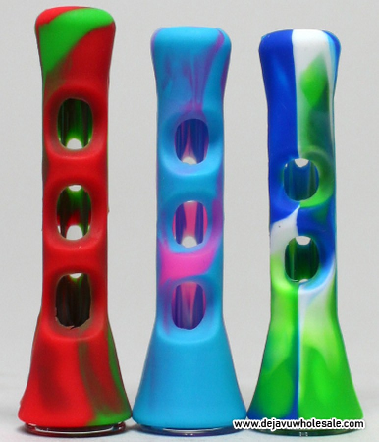 35 Colorful Siliconeglass Chillum