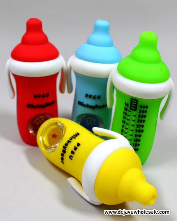 4'' Silicone Baby Bottle Hand Pipe