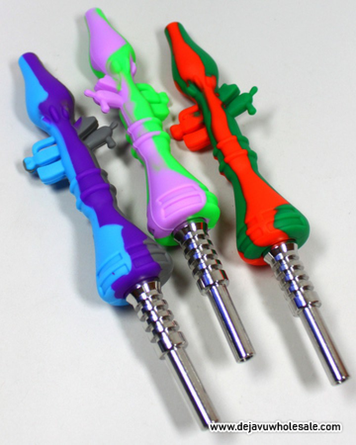 5'' 14mm Tip Silicone Rocket Launcher Silicone Nectar Collector