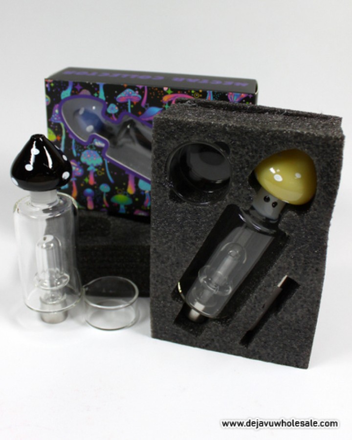 Screw Tip Mushroom Nectar Collector With Wax Design Included