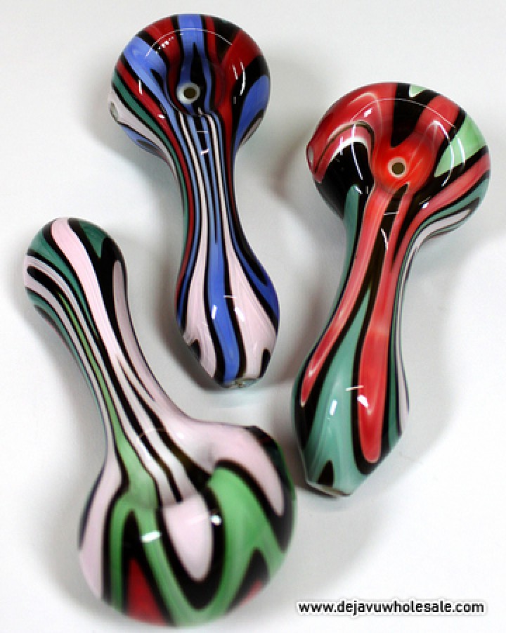 4.5'' High Med Reversible Art Hand Pipe