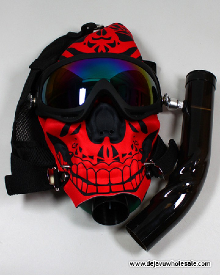 Gas Mask Color With Fancy Design