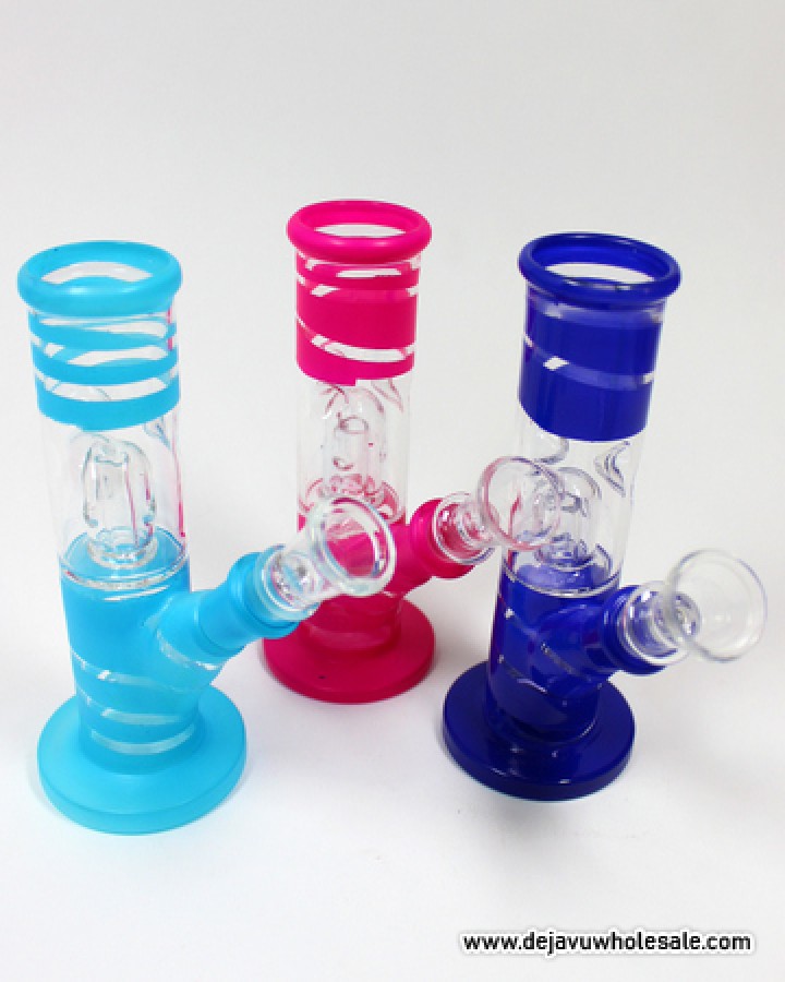 6'' Single Dome Perc Cylinder Bong